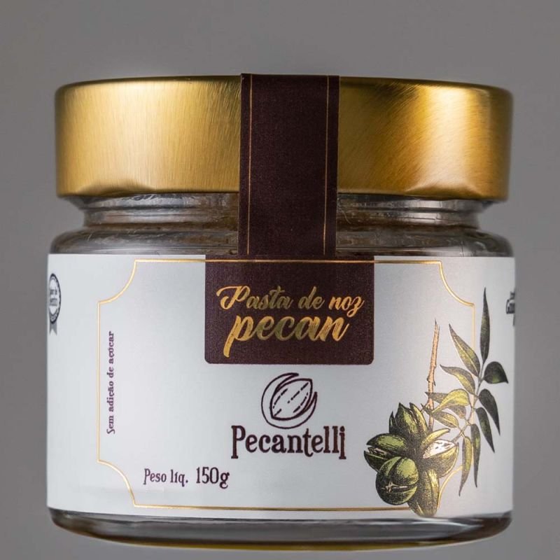Pecantelli - PASTA DE NOZ PECAN IN NATURA 150G