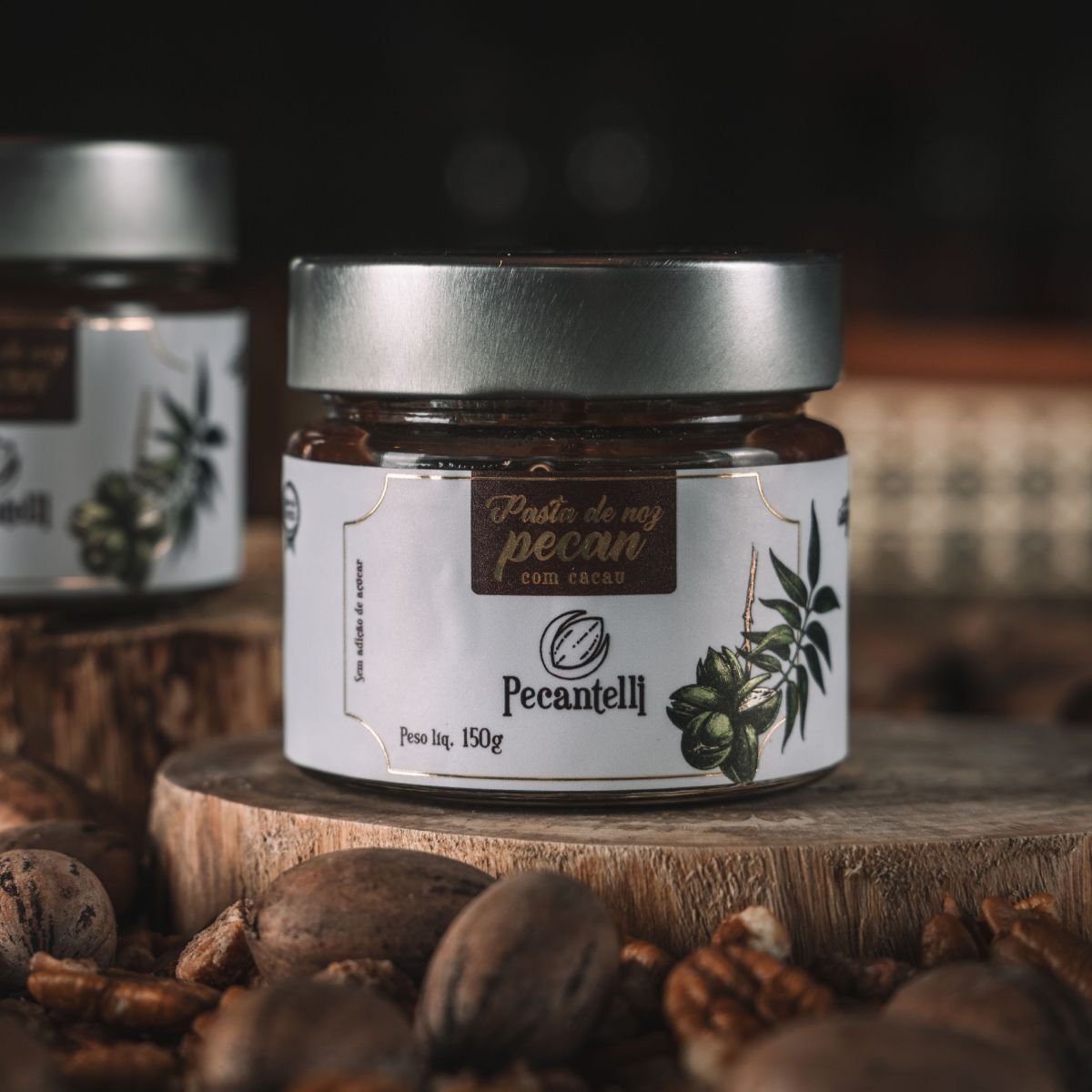 Pecantelli - PASTA NOZ PECAN C/ CACAU 150G